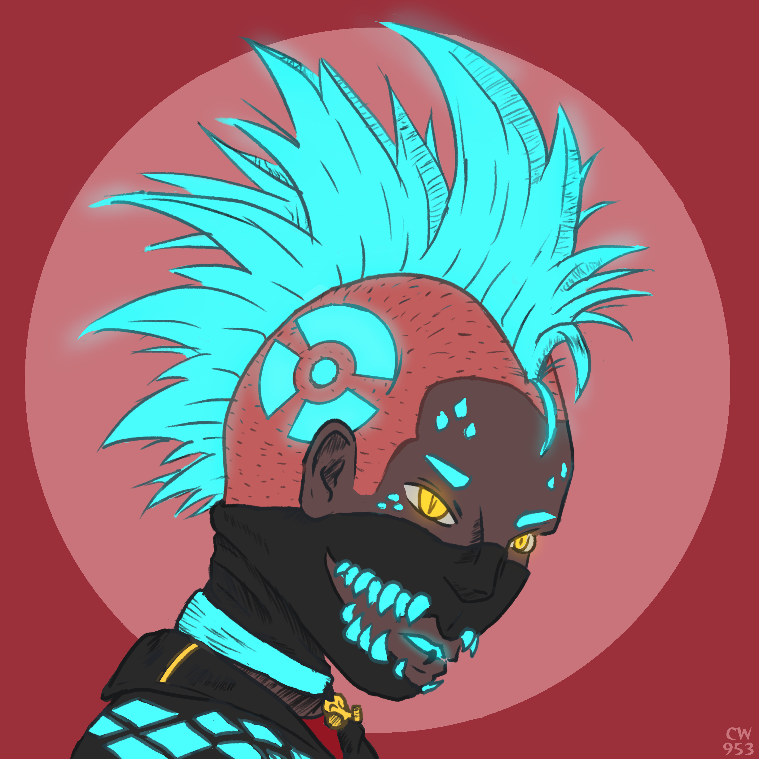 Punk Godzilla Crystalwolf953 - Illustrations ART street