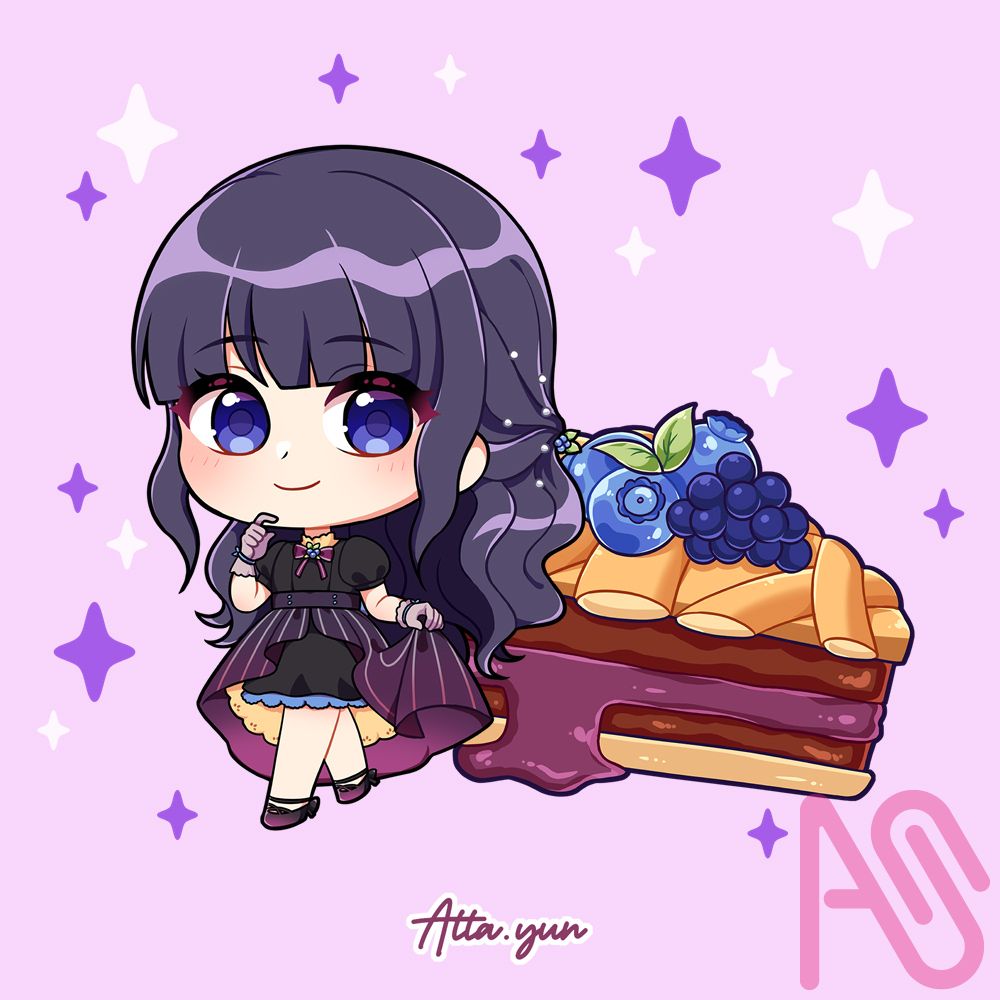 Tomoyo - Blueberry Pie atta.yun - Illustrations ART street