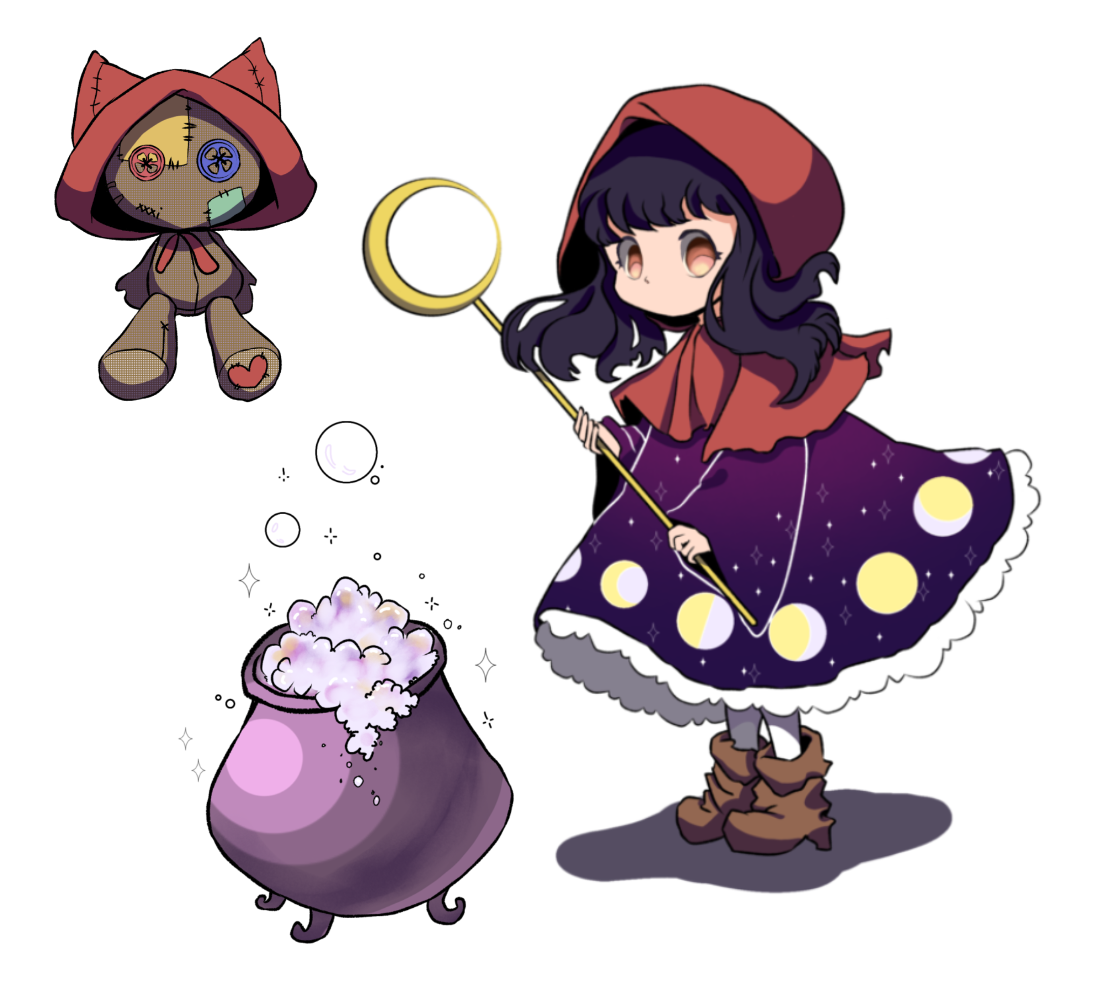 Night Wanderer Wizard Spring of 4thmoon - Illustrations ART street