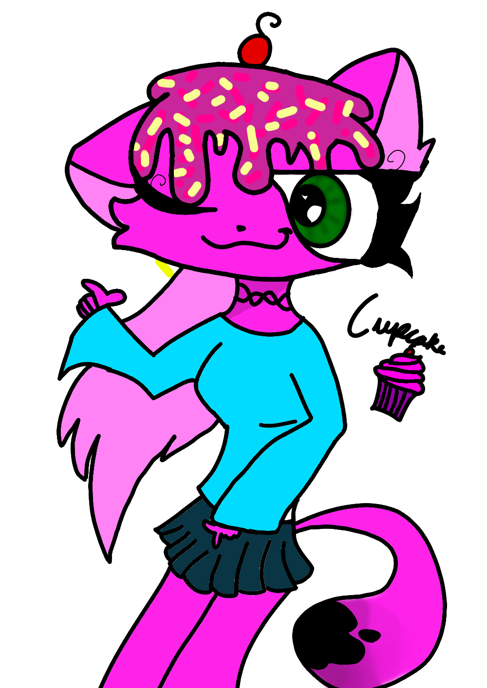 Recreation of Cupcake, a sans fangirl. PikuArt - 插畫 ART street