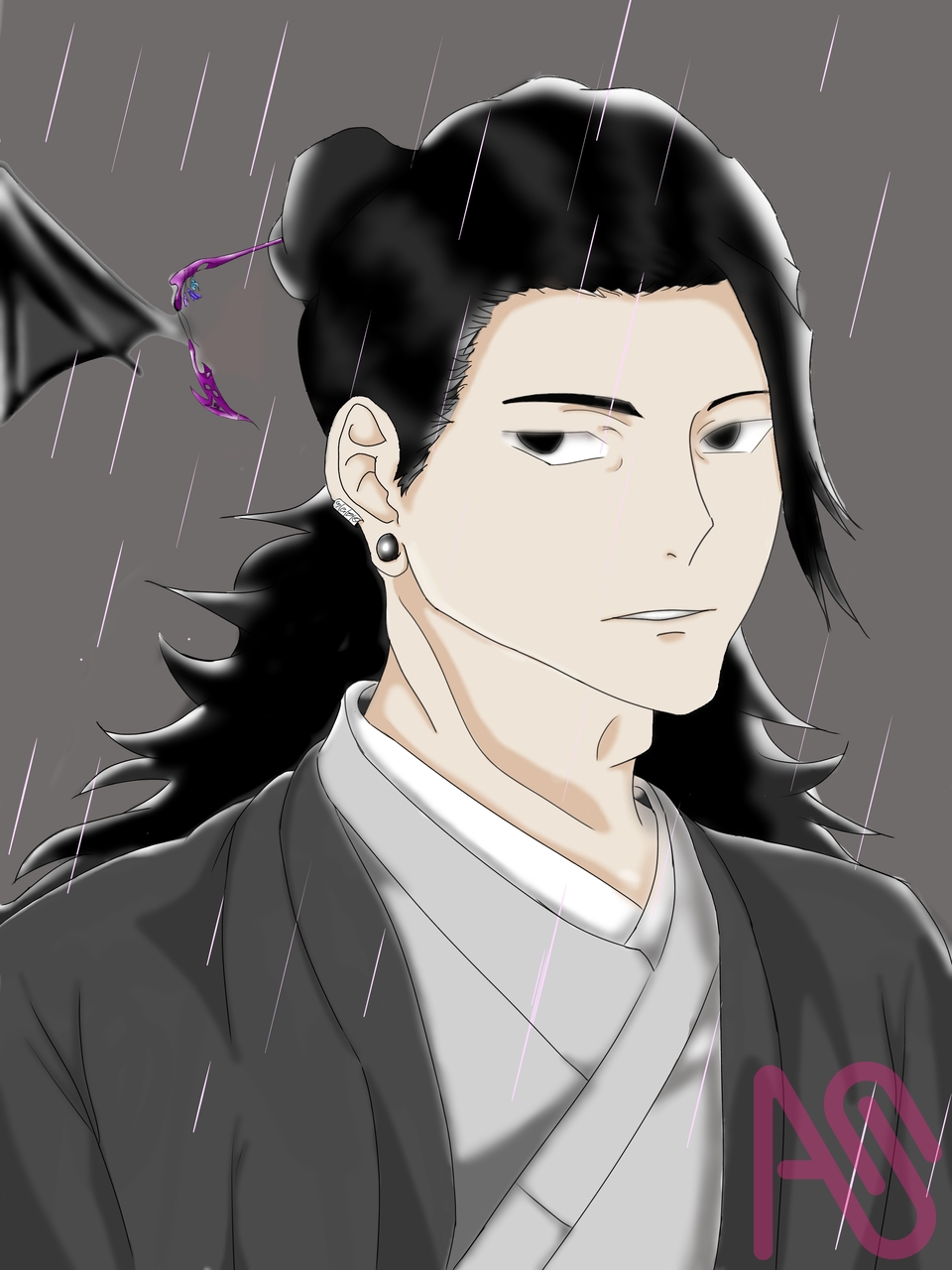 下雨天的長髮男子 Jia jun - Illustrations ART street