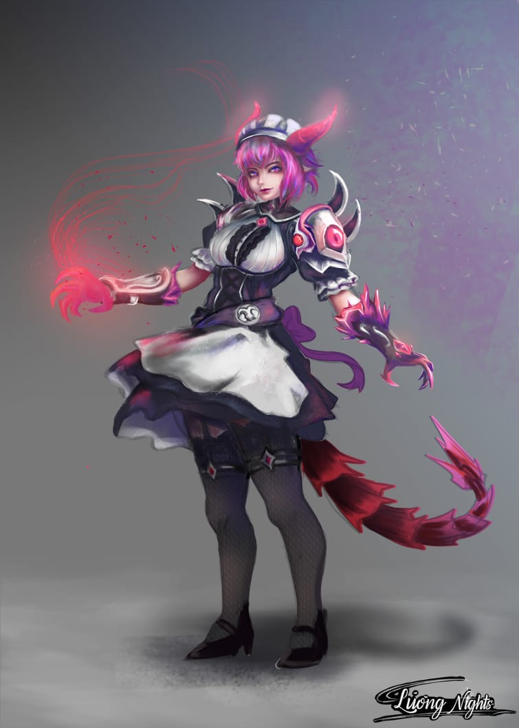The MAID LuongNights - Illustrations ART street
