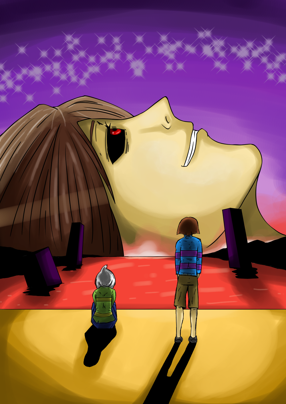 The End of Undertale. el mal dibujante - Illustrations ART street