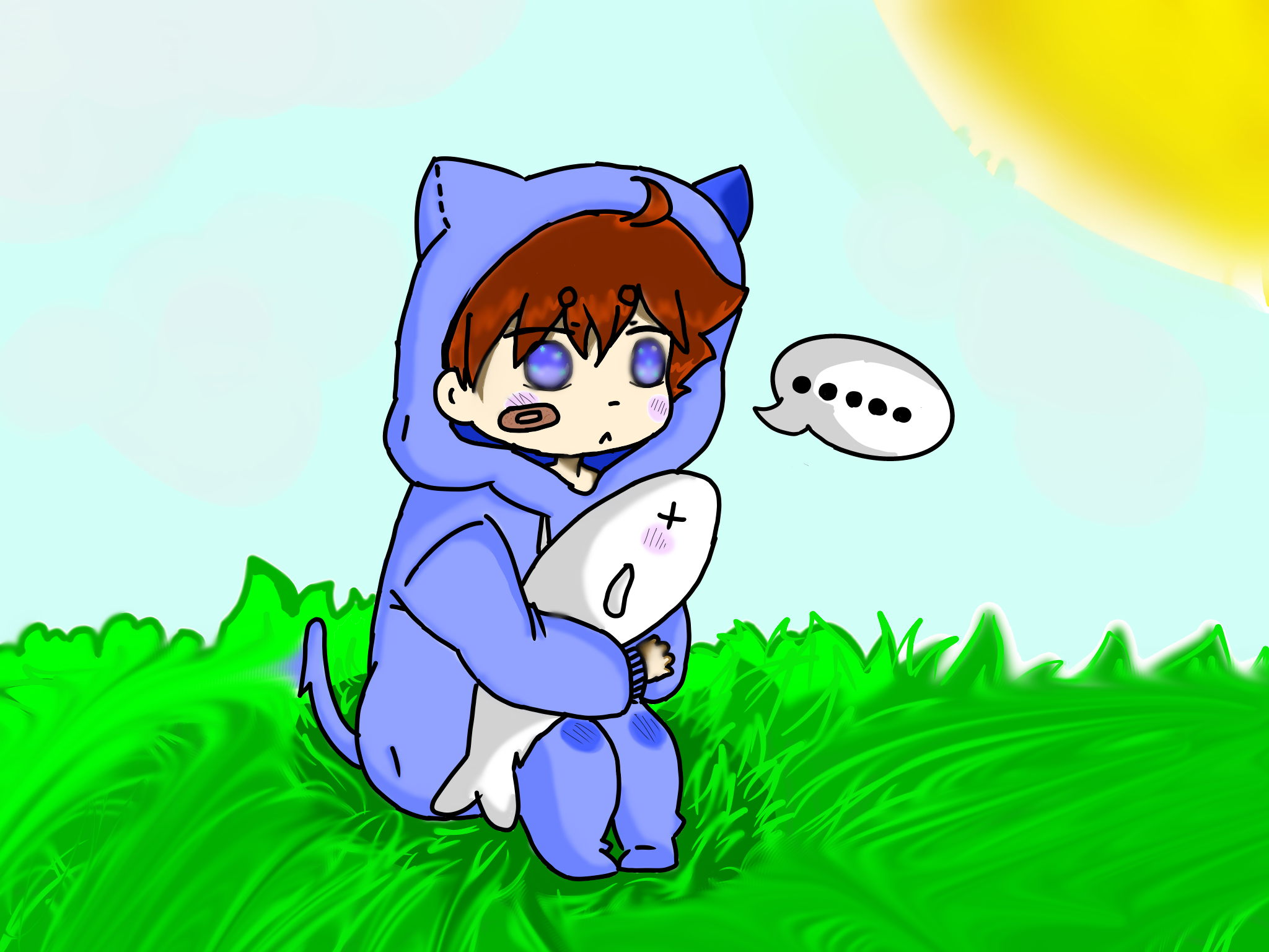 smol bean(My OC: Max) BlazingHedgehog101 - Illustrations ART street