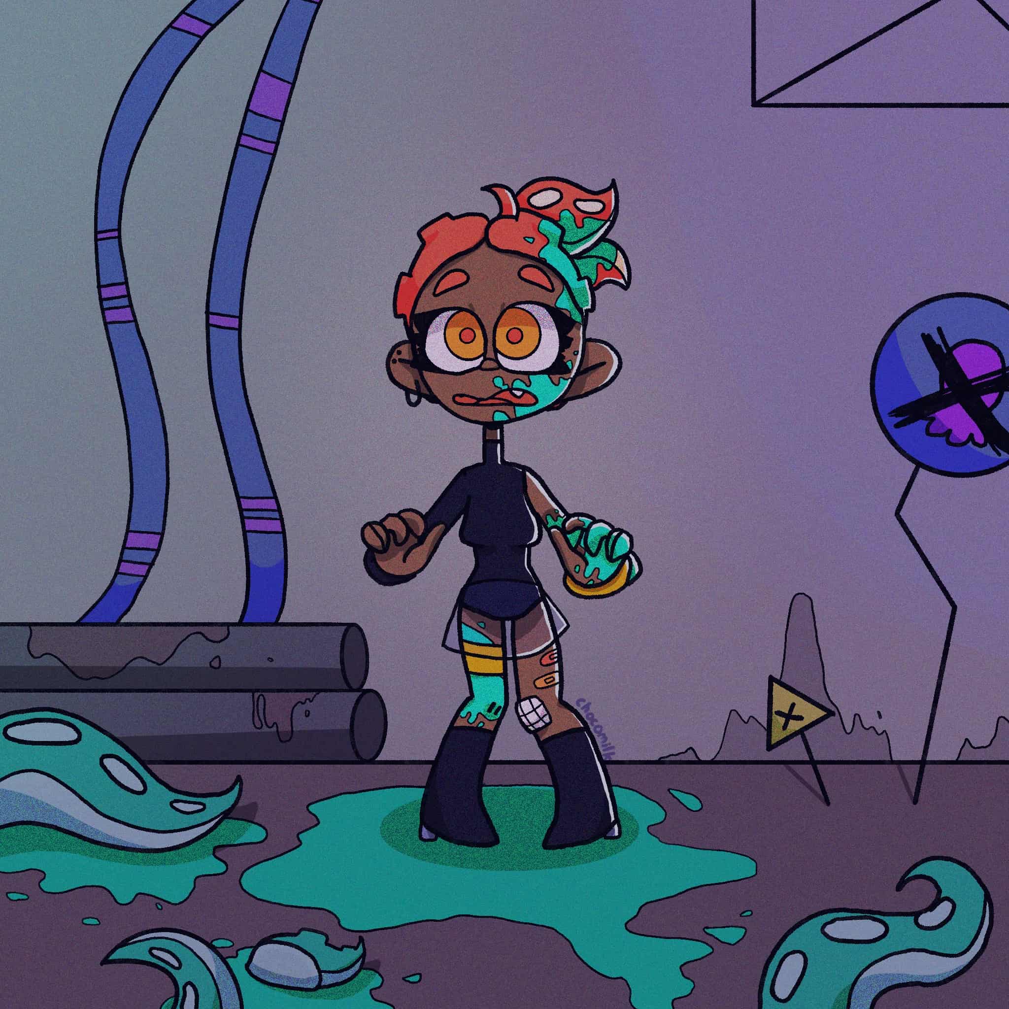 oh no Chocomilk - Illustrations ART street