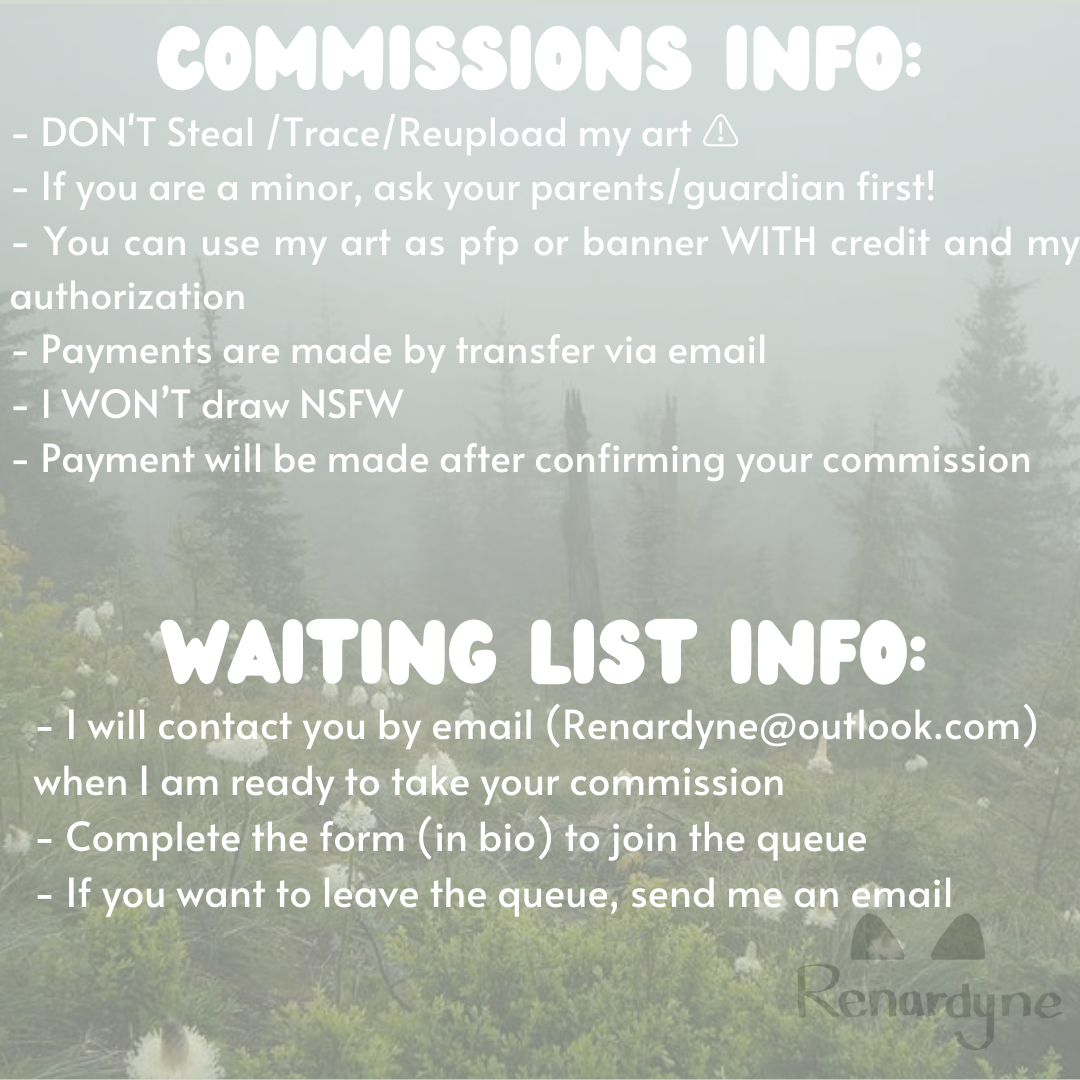 art commissions: [OPEN] Renardyne - Illustrations ART street