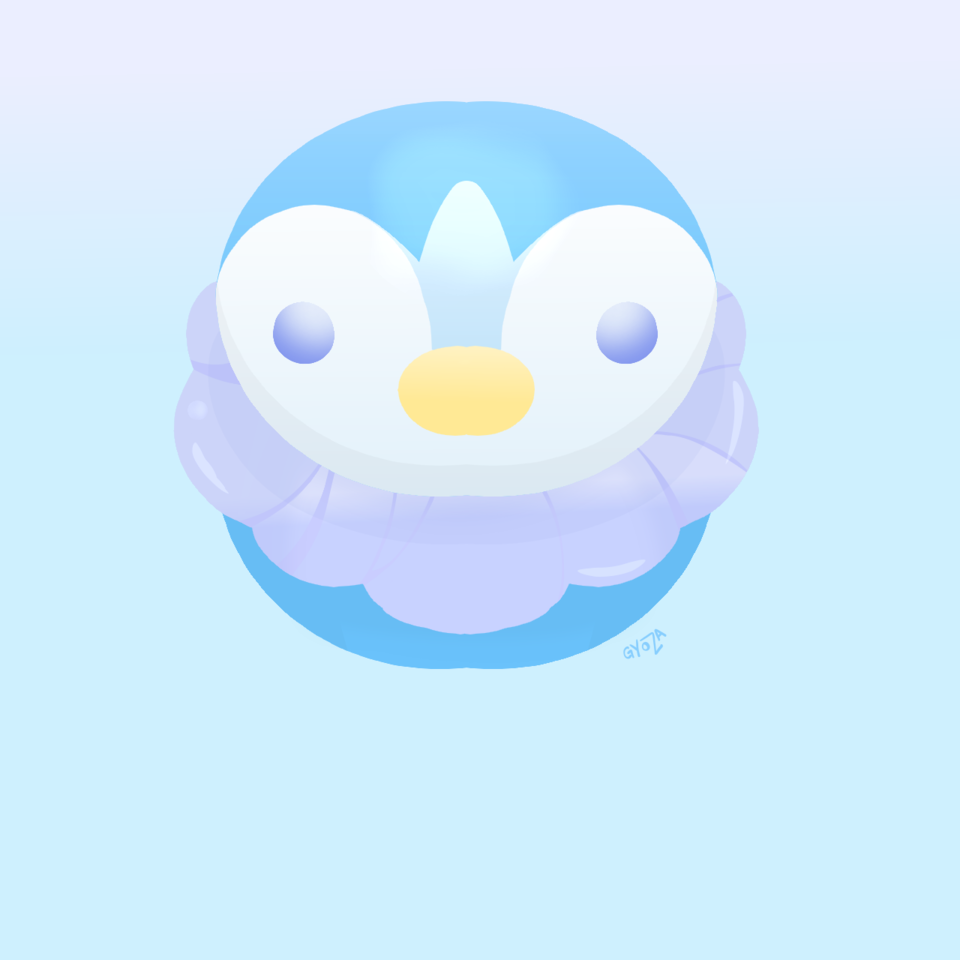 piplup macaroon xinyi - Illustrations ART street
