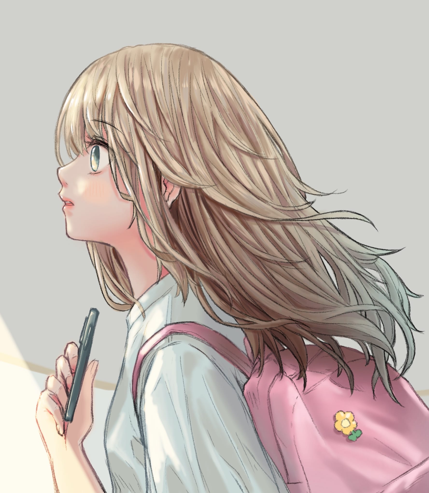 Sun Rays Cartoon Girl