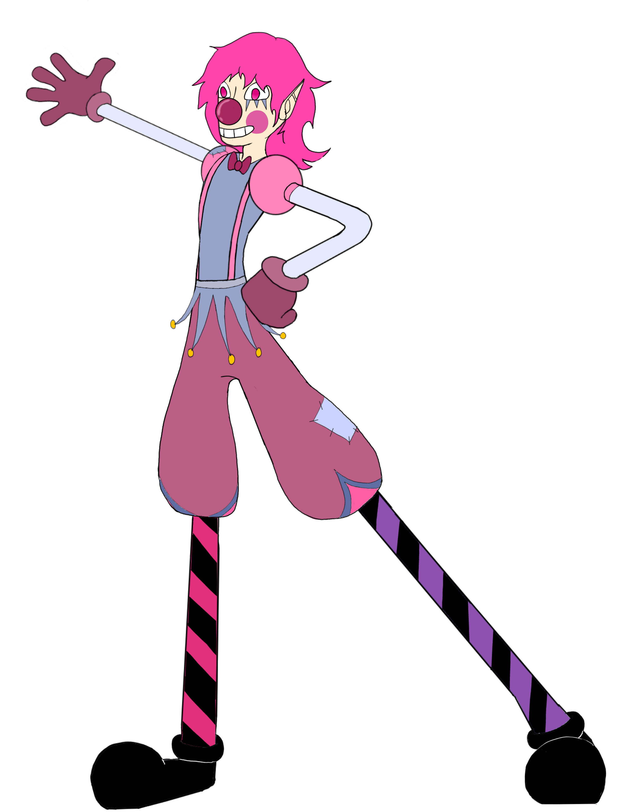 A Young Prismo the Clown Mossmello - Illustrations ART street