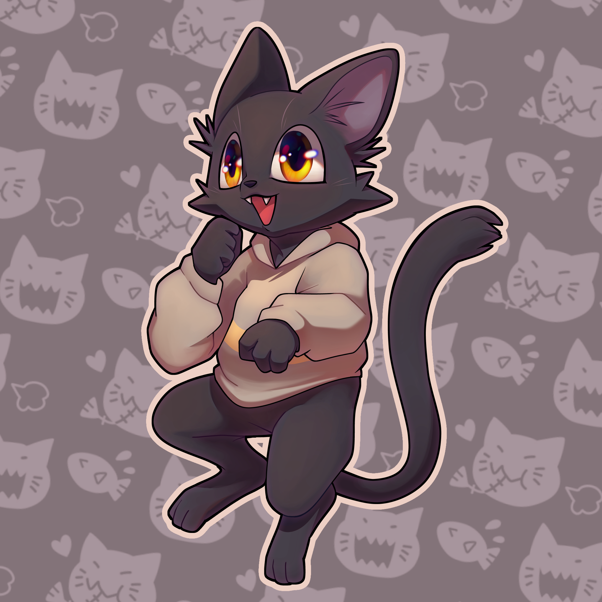 Kiri Neko Endy Ender - Illustrations ART street