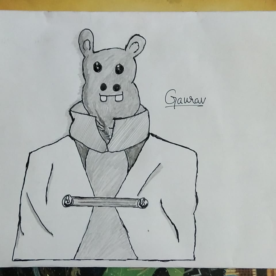 Hippo guy Gaurav - Illustrations ART street