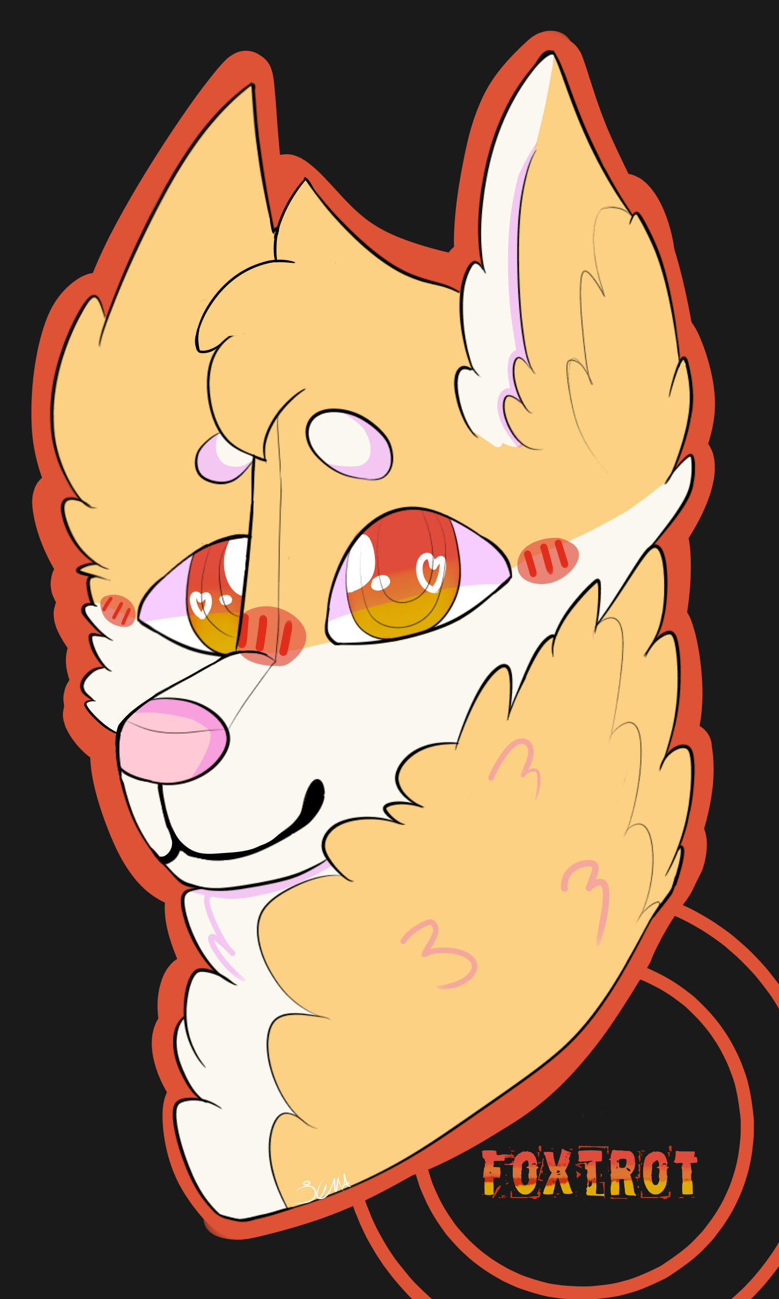 FoxTrot-chibi headshot _wild_serbia_ - Illustrations ART street