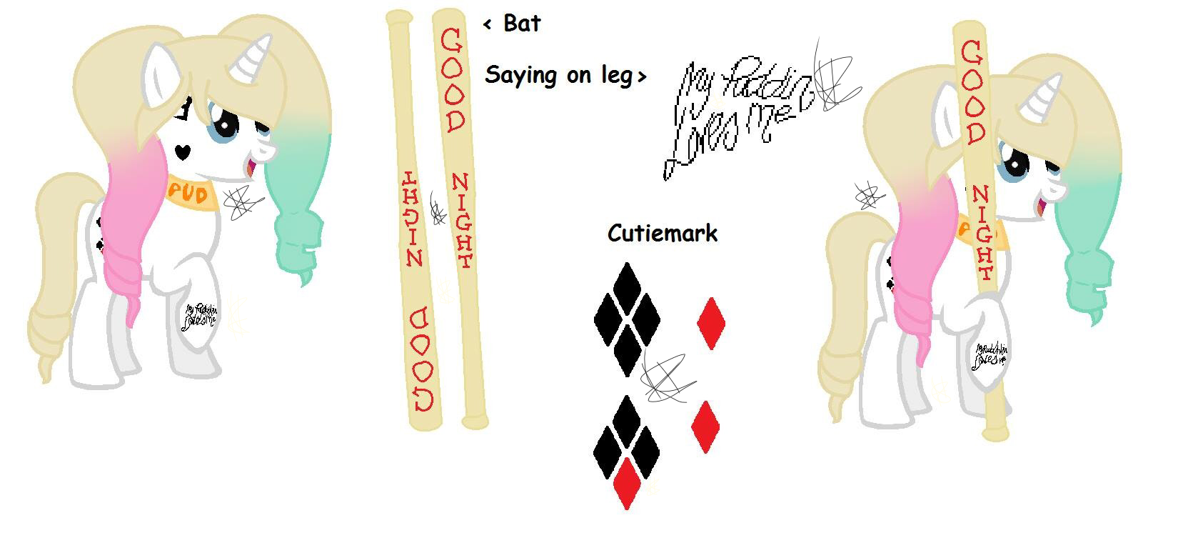 Harley Quinn MLP Black Knight 1977 - 插图 ART street