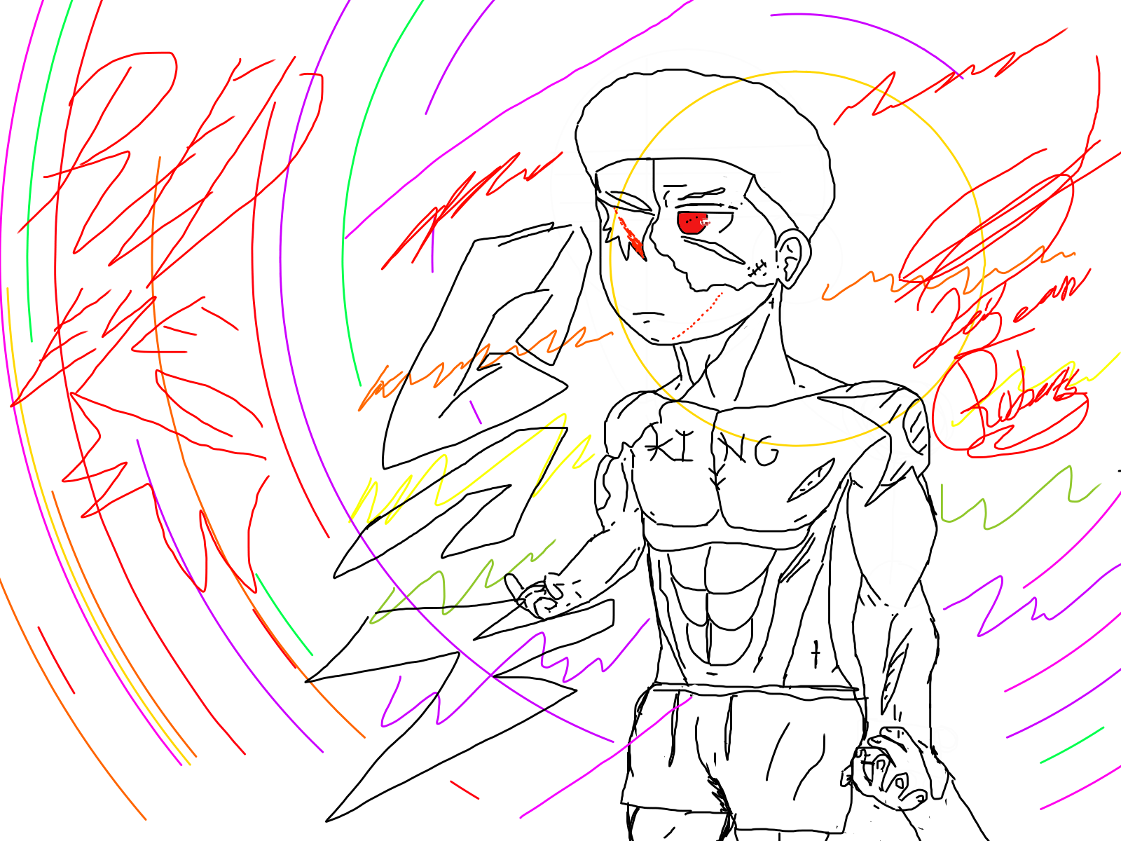 Red eye Pride month edition LS ART (MEDI BANG) - Illustrations ART street