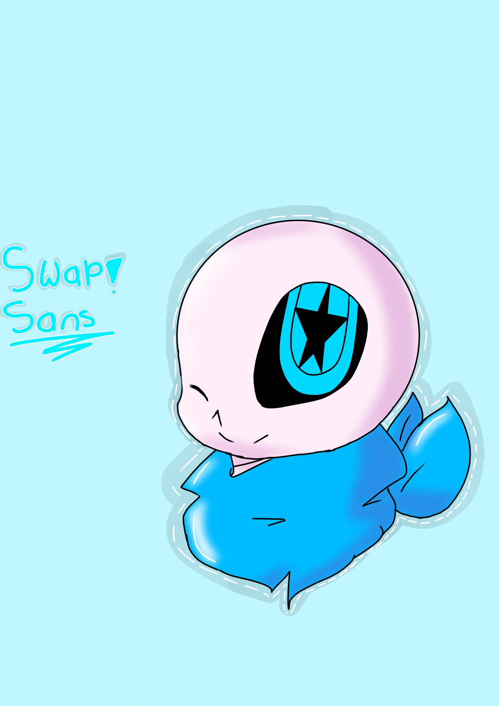 "Mweh heh heh!" - Underswap Sans. SansSkeleton16 - Illustrations ART street