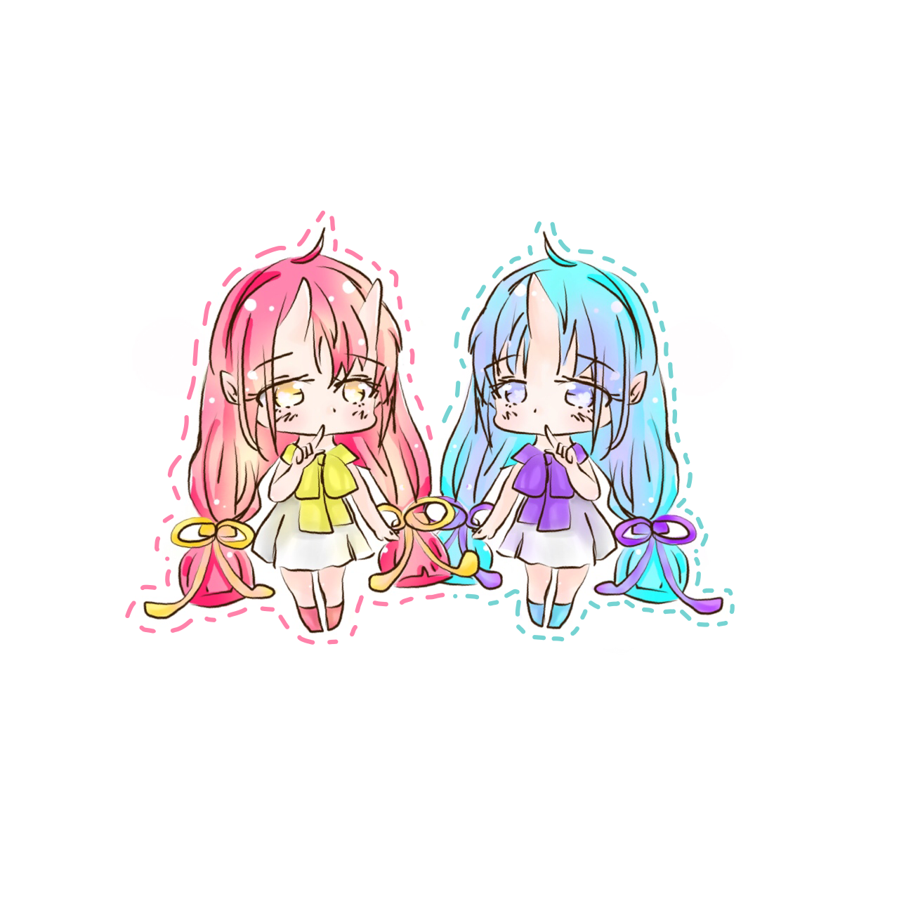 KekiKaku角鬼姊妹🌸 wings_cwc - Illustrations ART street