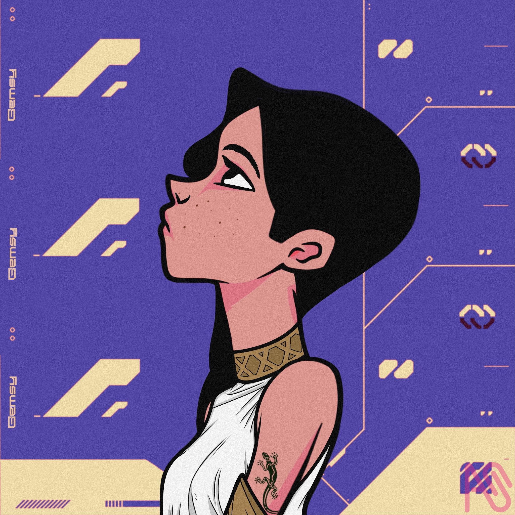 My art for NFT project websky - Illustrations ART street