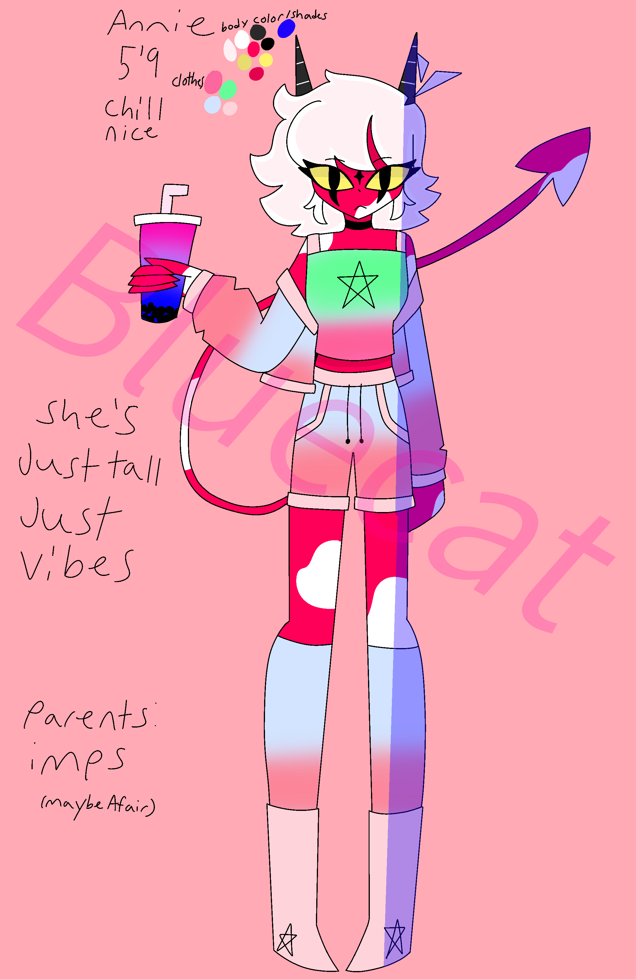 Helluva Boss Oc Arte De Personajes Dibujos Bonitos Personajes De My ...