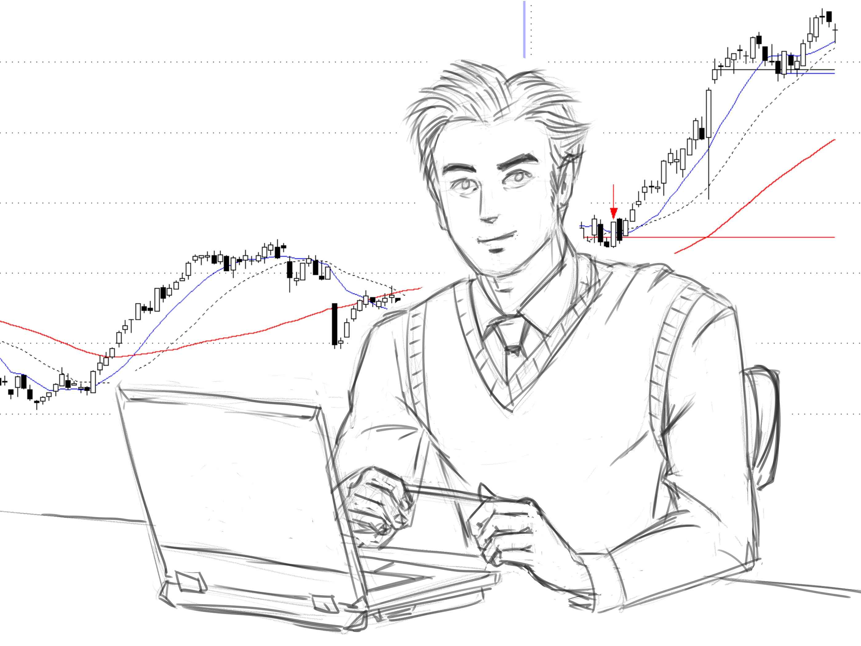 Stock Trader Koetsuji - Illustrations ART street