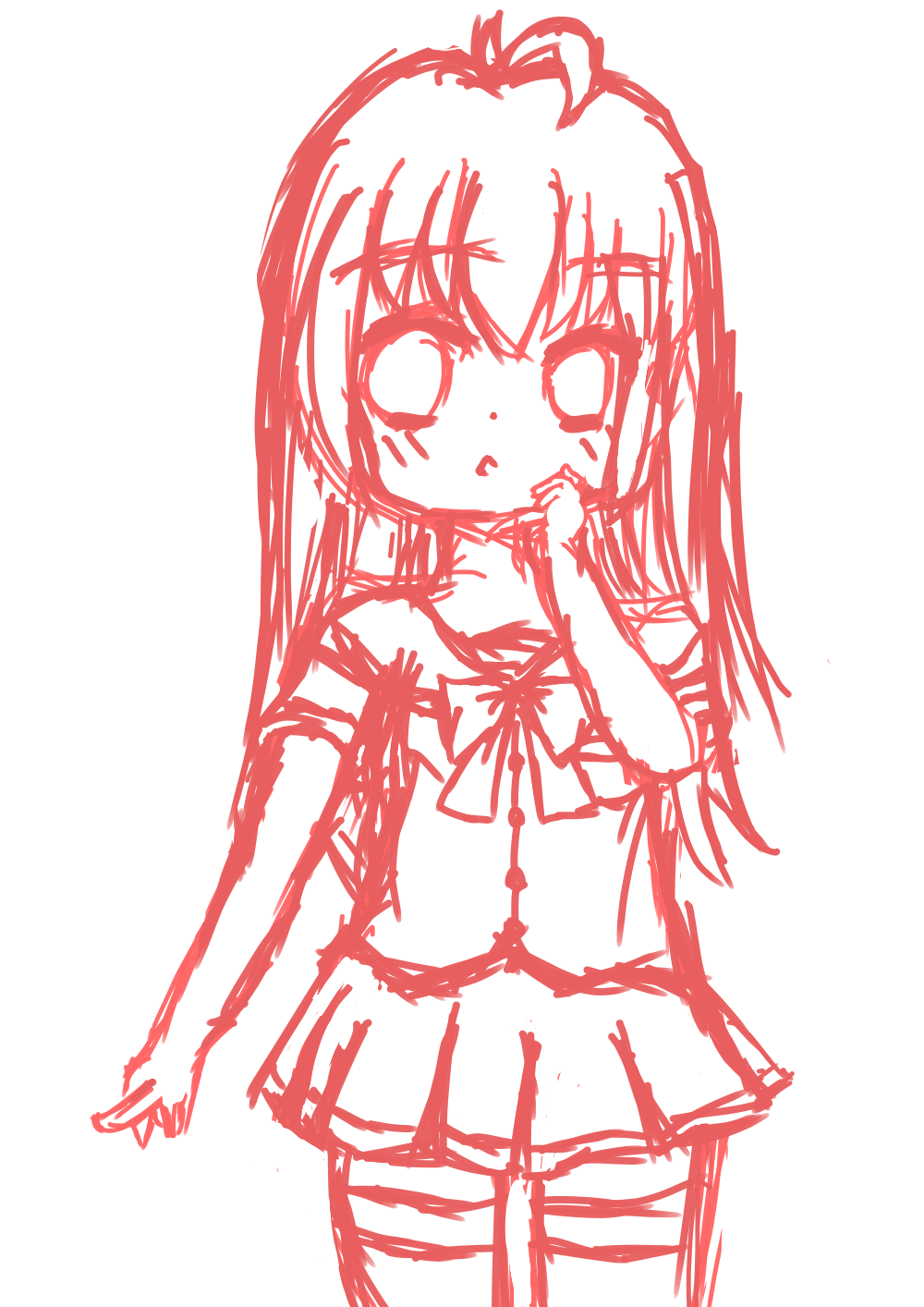 Chibi lineart C: MochiandDangos - Illustrations ART street