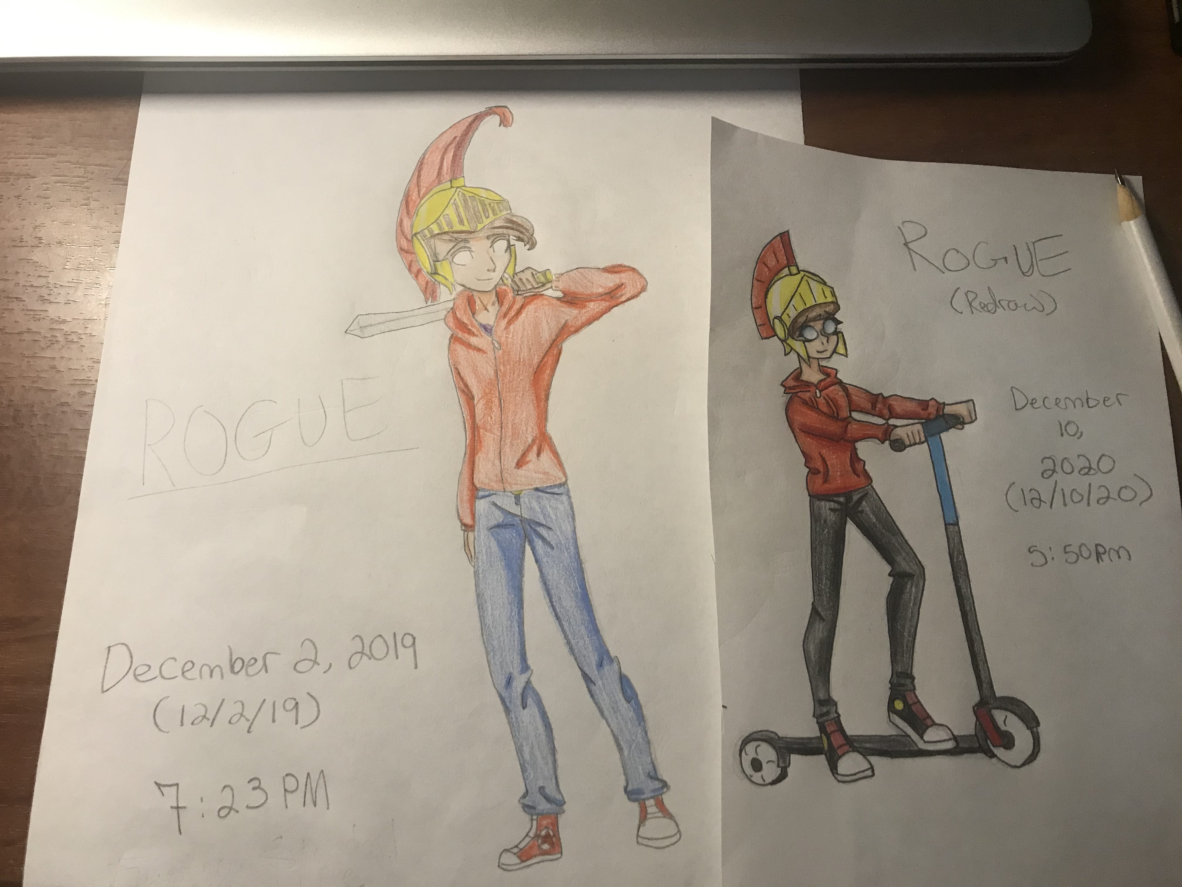 Rogue Redraw on Paper :) Liena Ruan - Illustrations ART street