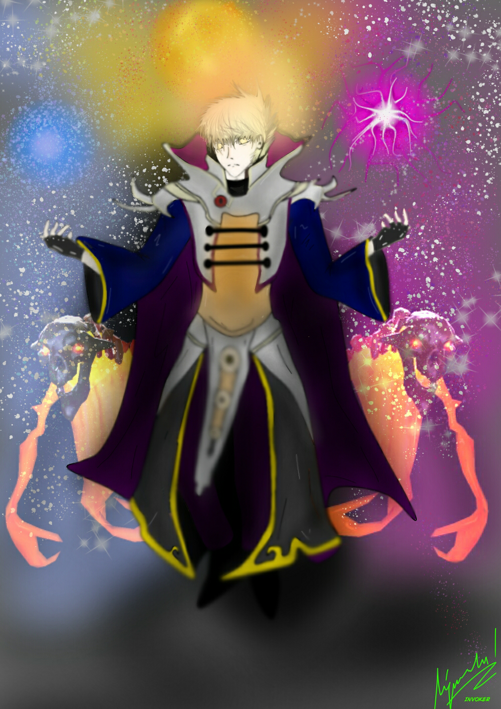 The Invoker Anime Version Kirigaya1411/Silent Rain. - 插图 ART street