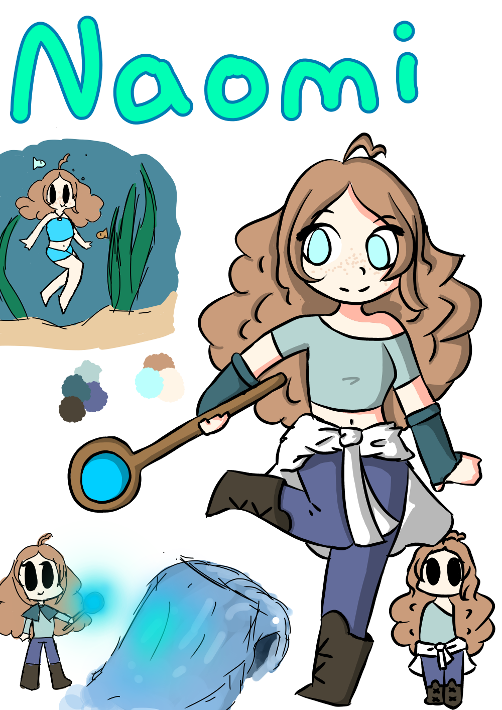 Remaking my old OC Naomi GabzuEXE - Illustrations ART street