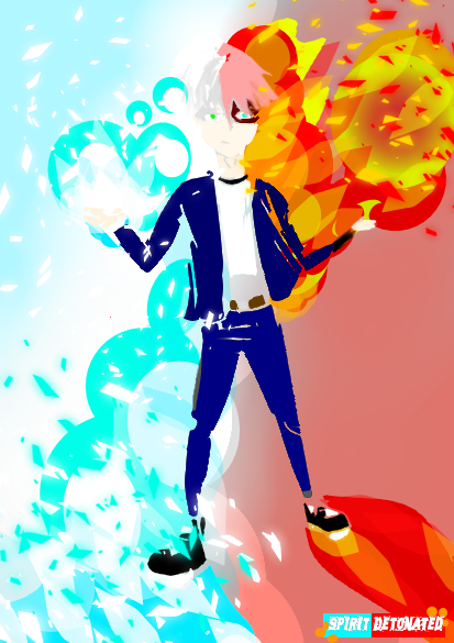 TODOROKI SHOTO #03 Spirit Detonated💣 - 插图 ART street