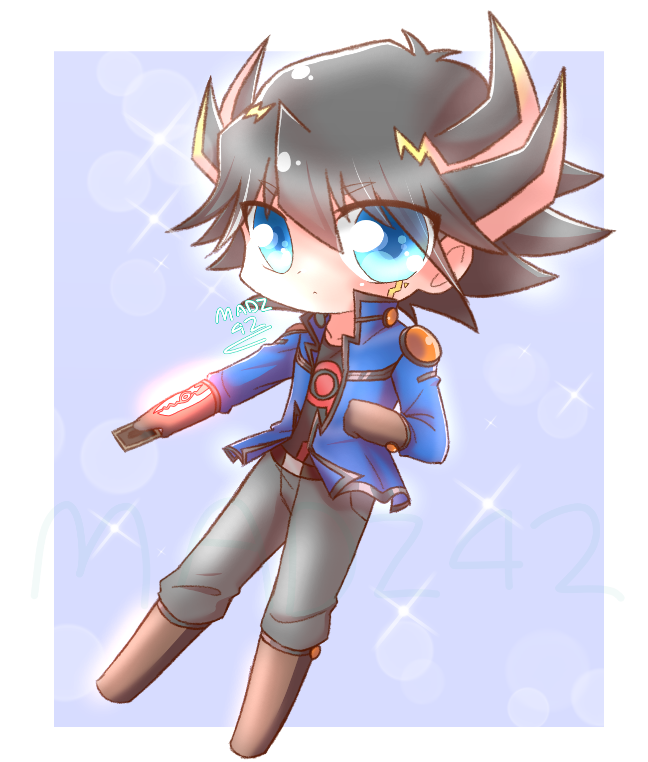 Yugioh Yusei Chibi