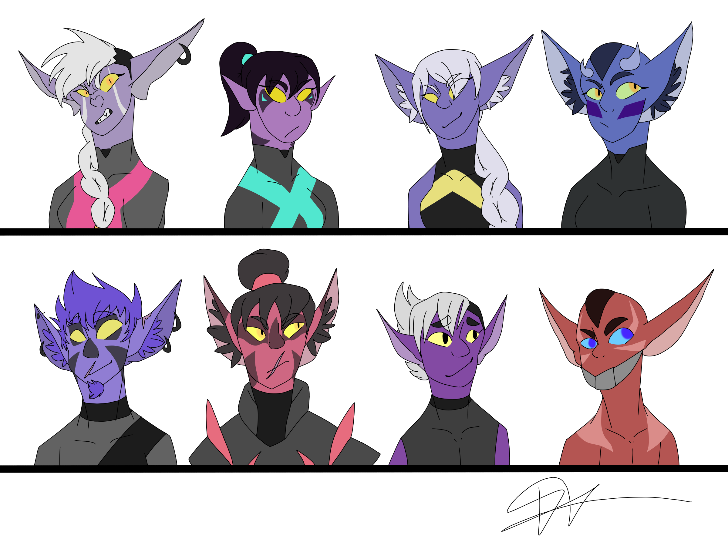 Some Galra OCs Enderstarz - Illustrations ART street