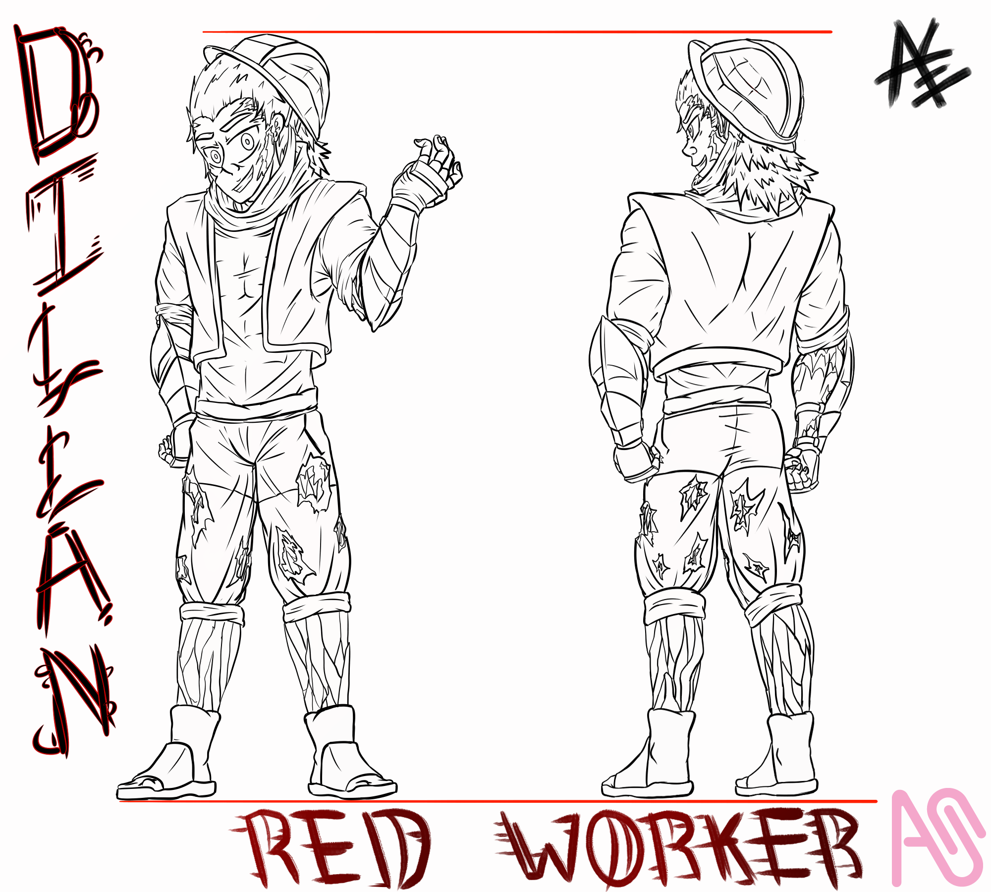 The Red Worker (LA) AVE - 插图 ART street