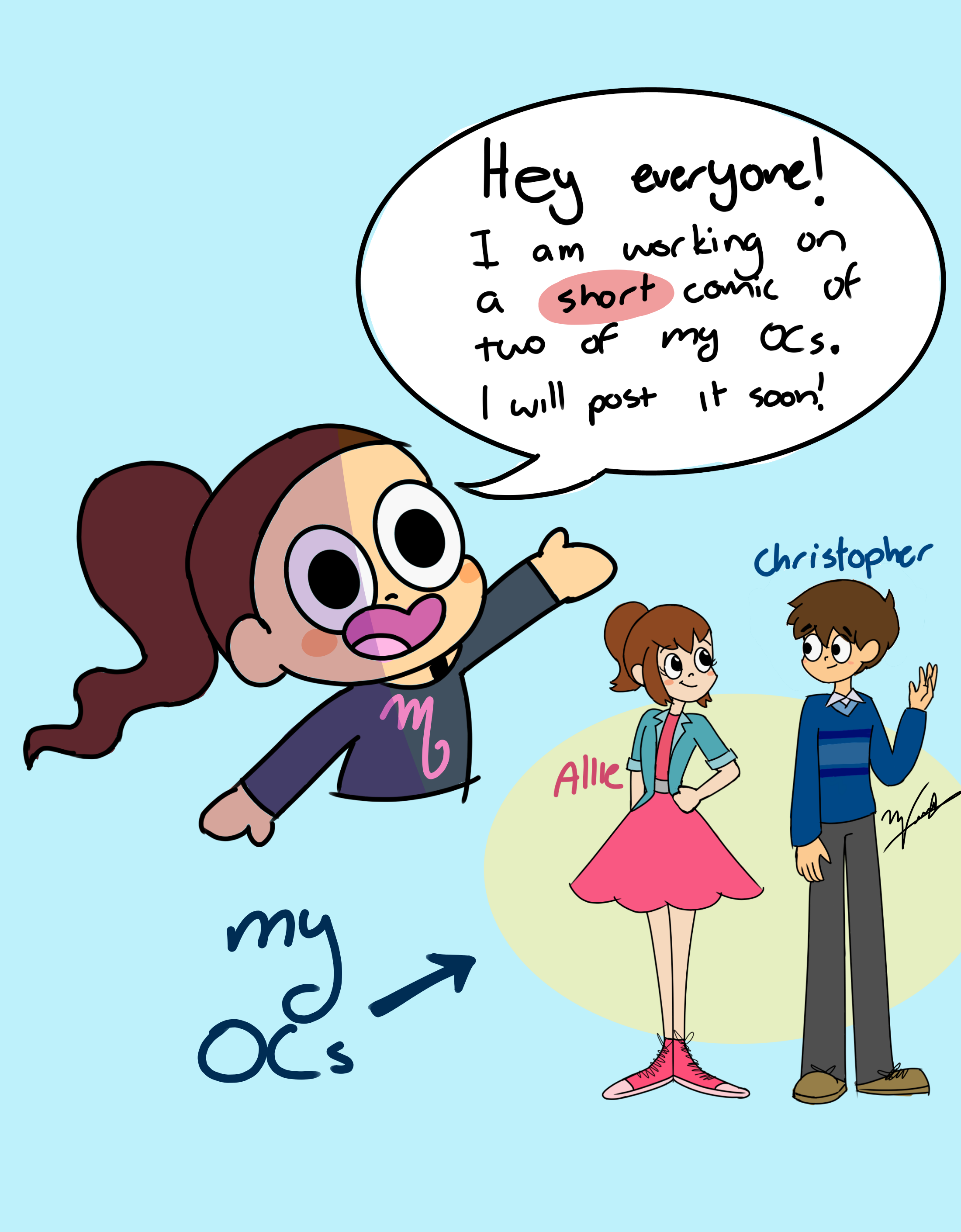 short oc comic!! MichelleFANART - 插图 ART street