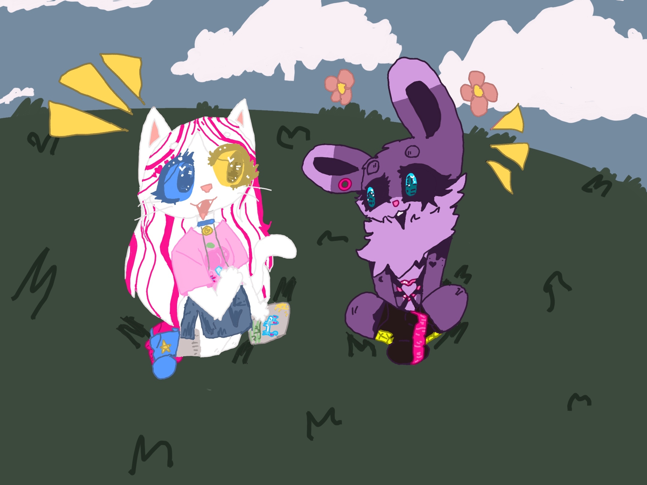 Me and my freinds ocs :3 piinkrabbbit - Illustrations ART street