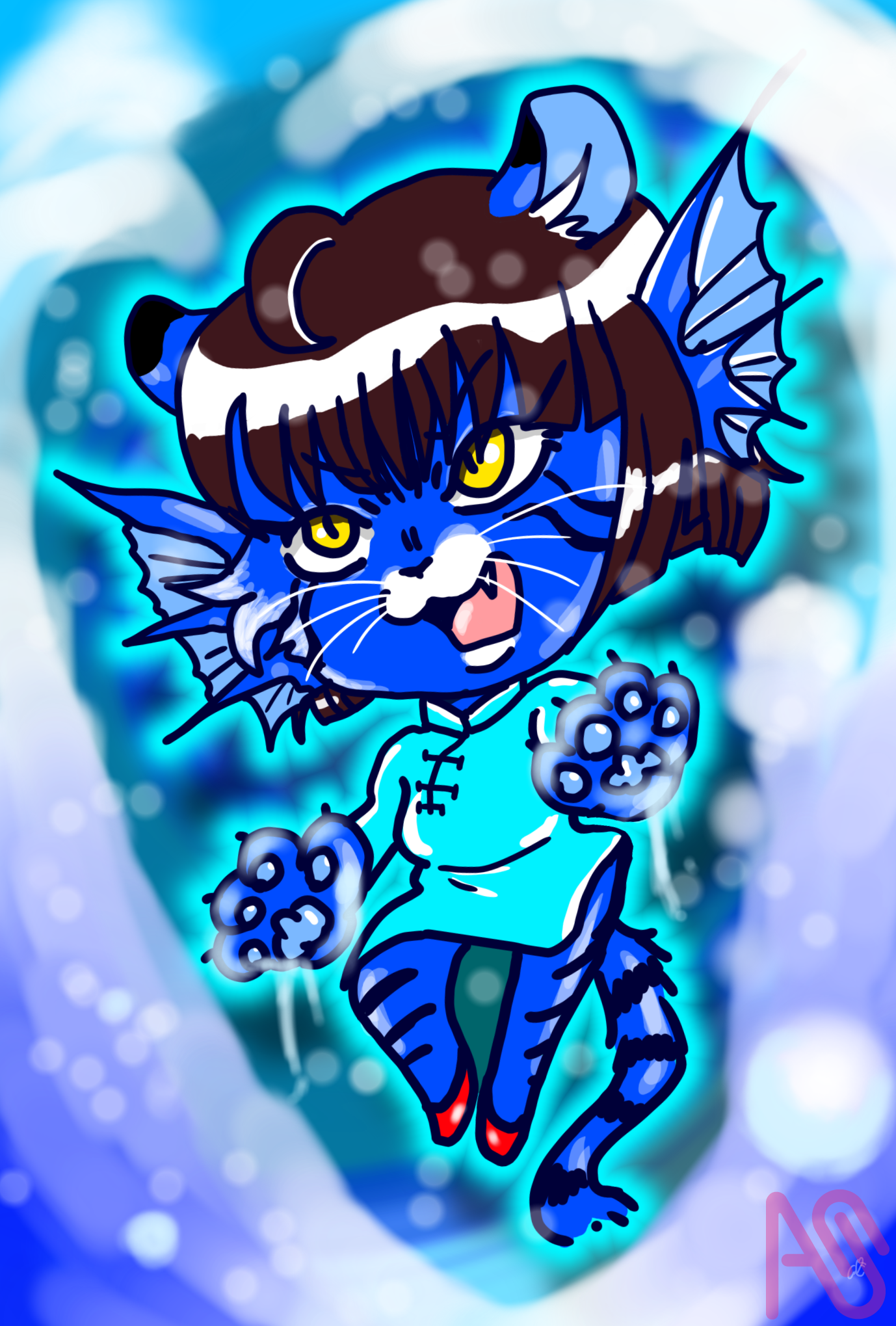 怒らせないデ‼︎ しろねこ - Illustrations ART street