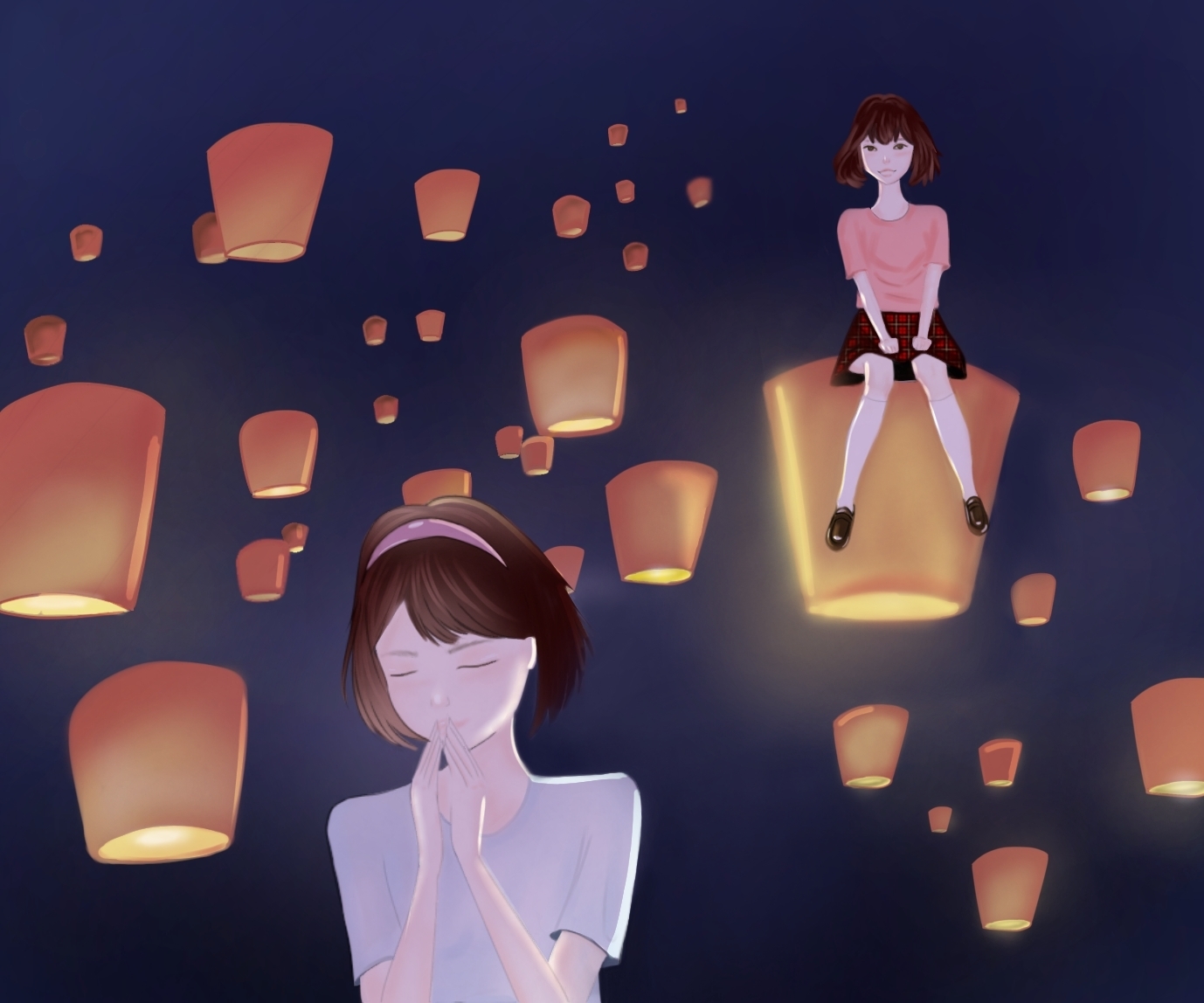 Wish balloon Mikasa - Illustrations ART street