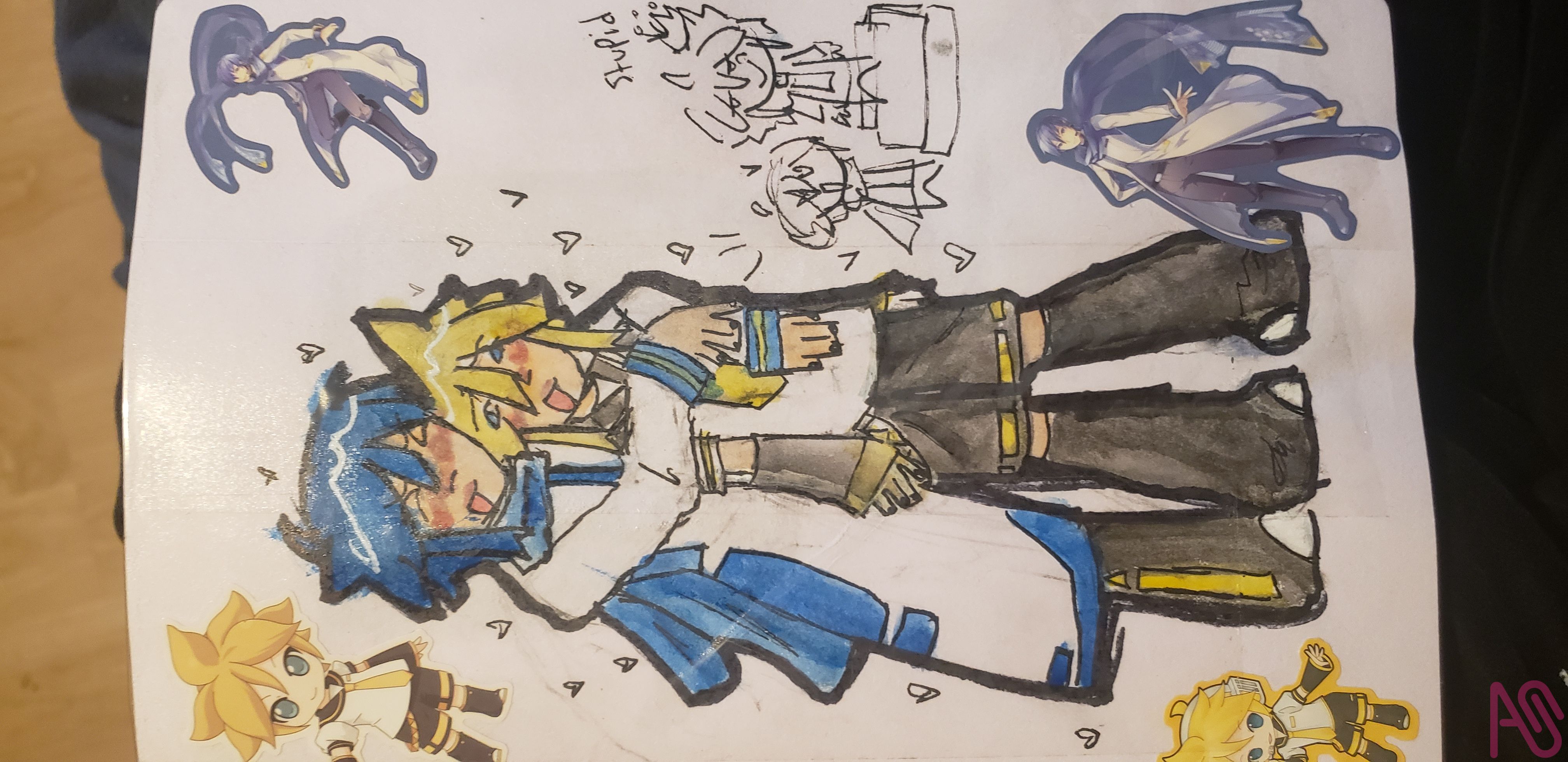 Very small art dump :3 spencer/ezekiel 🌸🌙 - Illustrations ART street