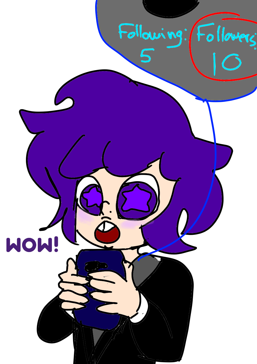 10 followers! WOWW!!! Wind Fish - Illustrations ART street