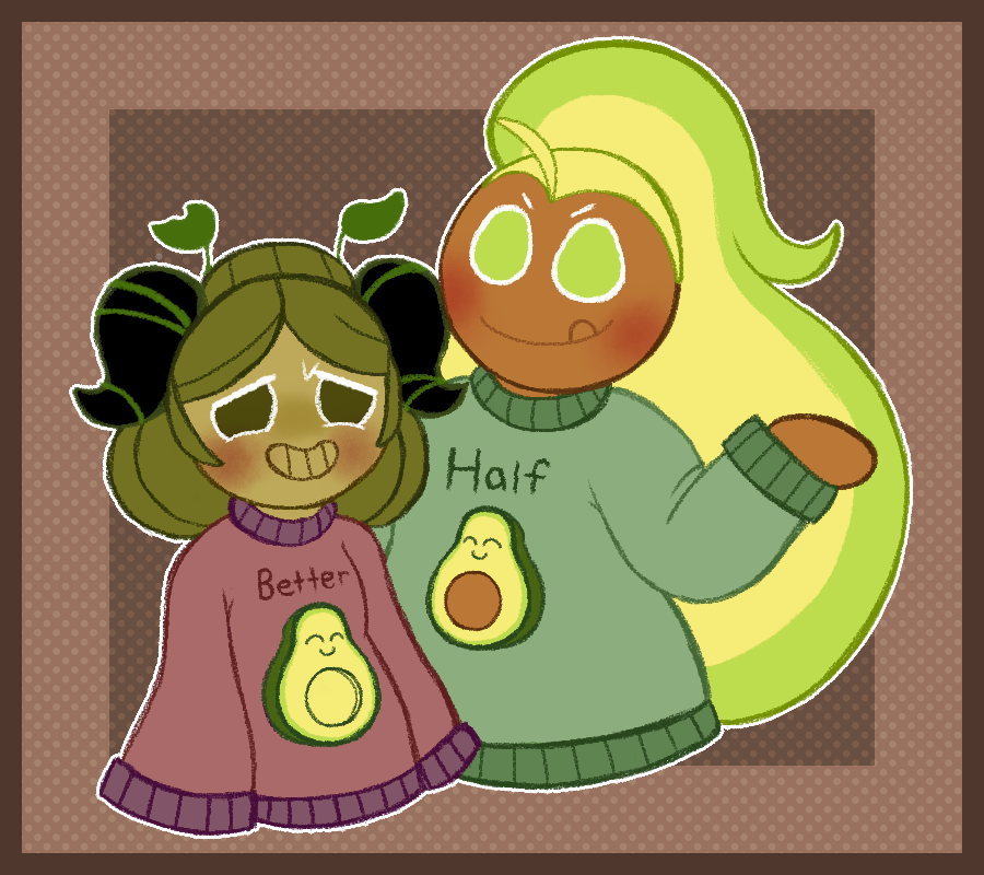 [Cookie Run] Avocado x Matcha Esme - Illustrations ART street
