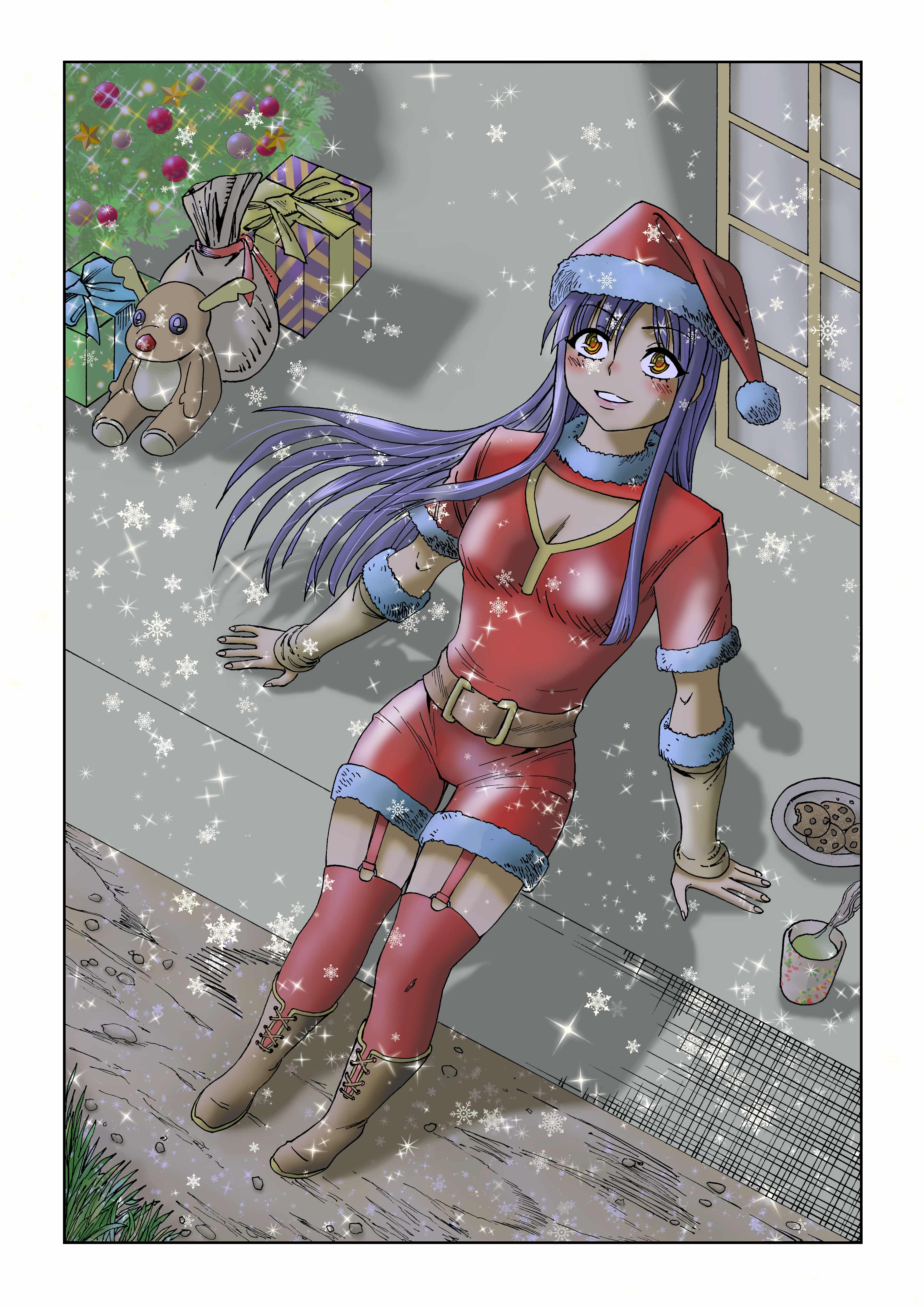 Hey, it's snowing, Rudolph-Chan! FK Nashi - Illustrations ART street