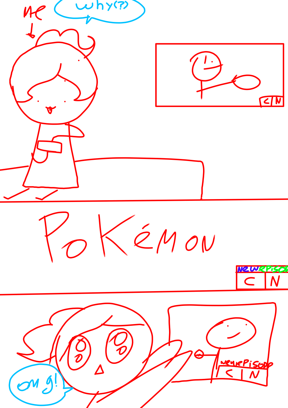 When there's a new episode of Pokémon Beans :v - Illustrations ART street