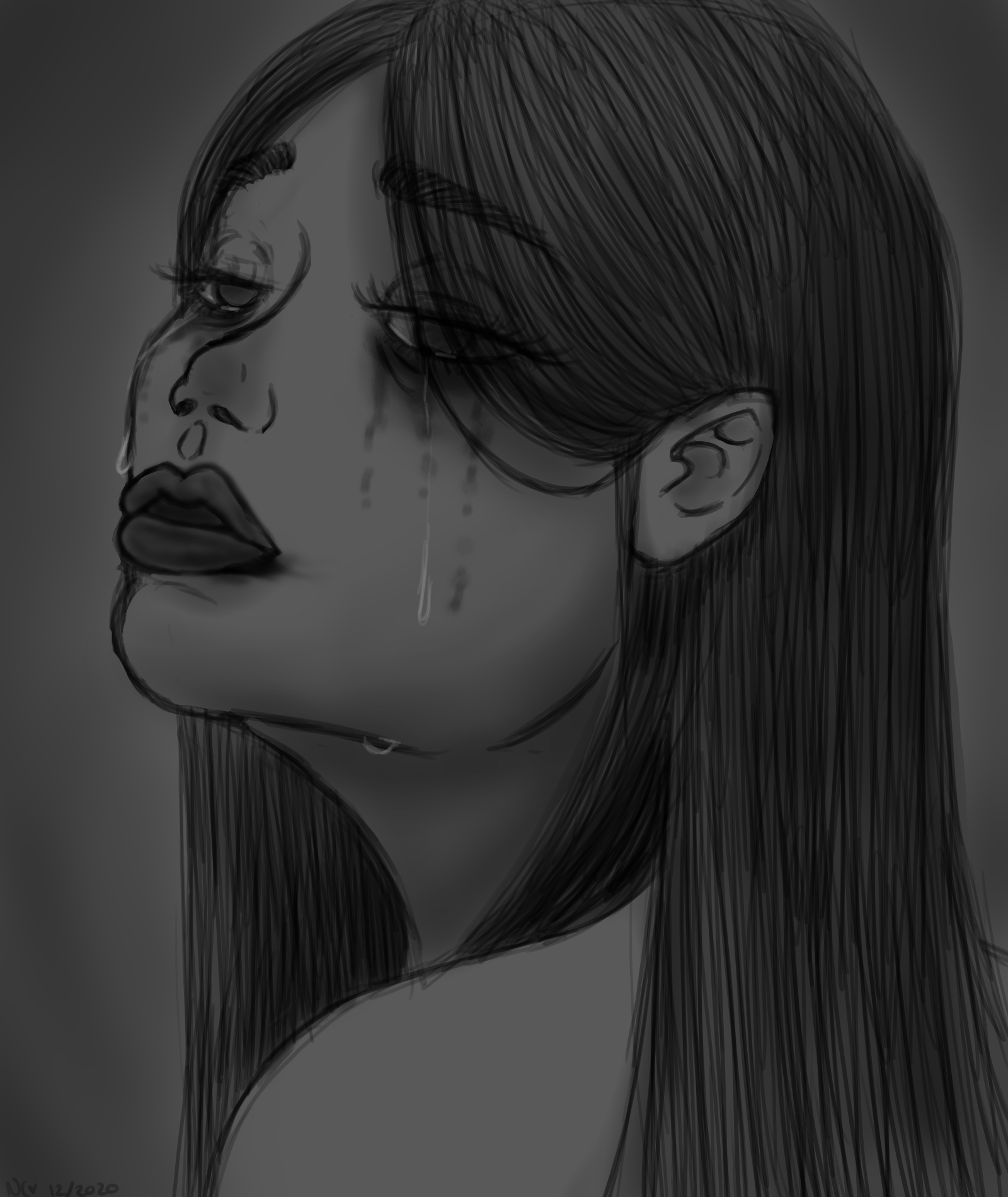 Sad Hours NapheraDrago25 - Illustrations ART street