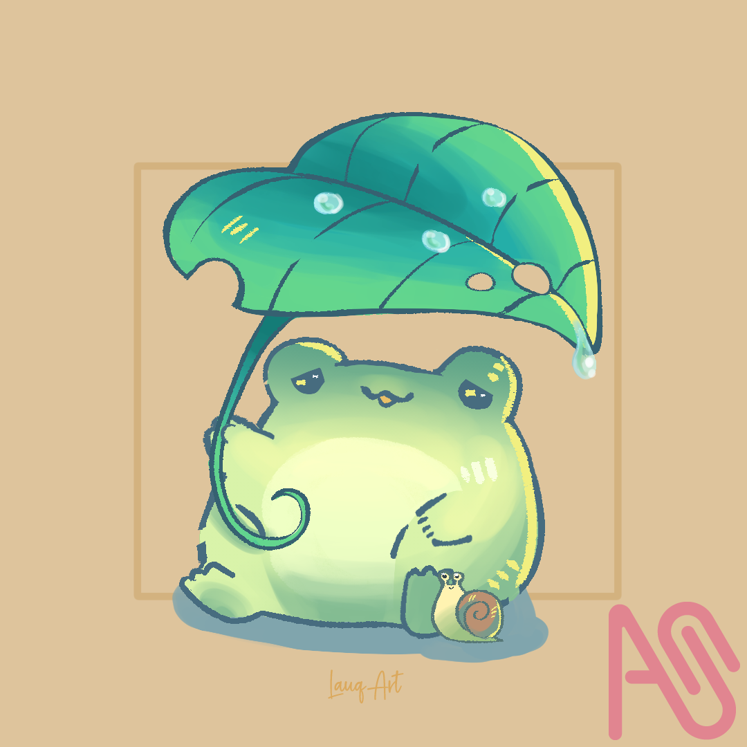 Rainy Froggy LauqArt - Illustrations ART street