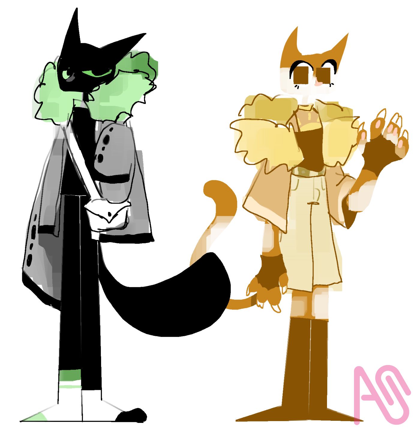 Humanized cats I guess? ST4Z - 插图 ART street