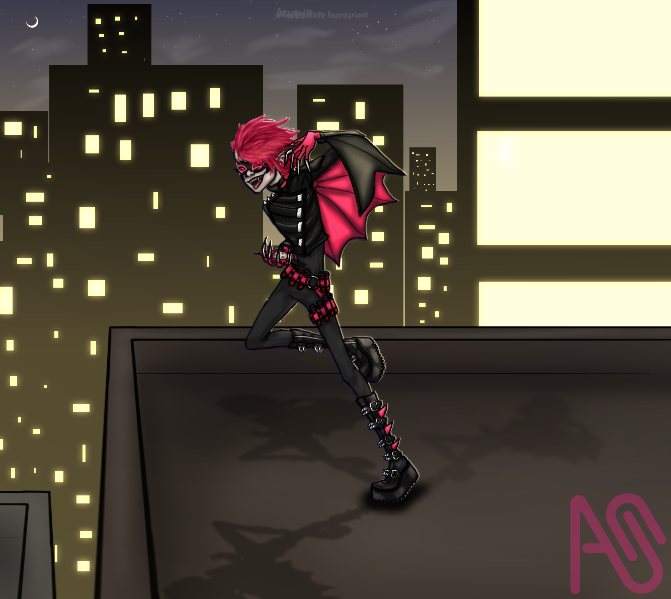 Marvel B-Negative Cityscape Fanart! DeadNoMore Illustrations ...