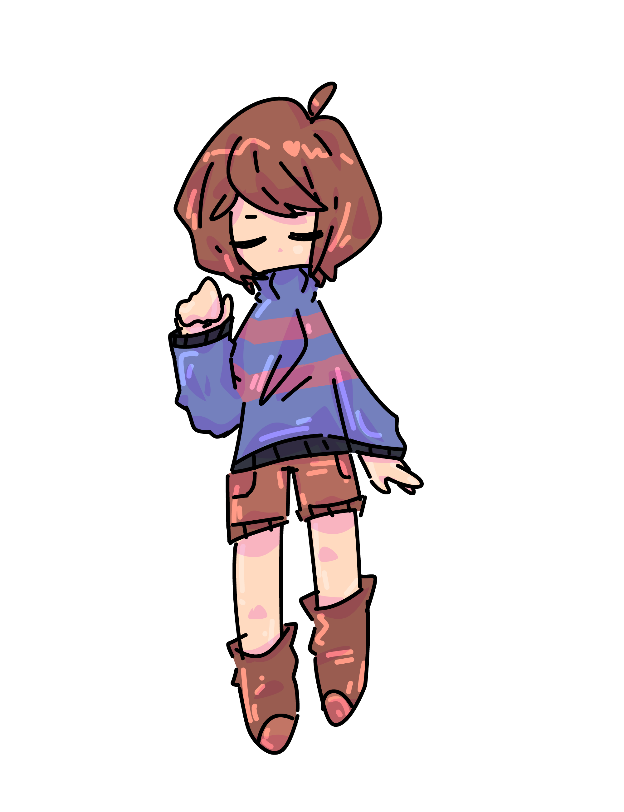 Frisk 英文名为Arrow - Illustrations ART street