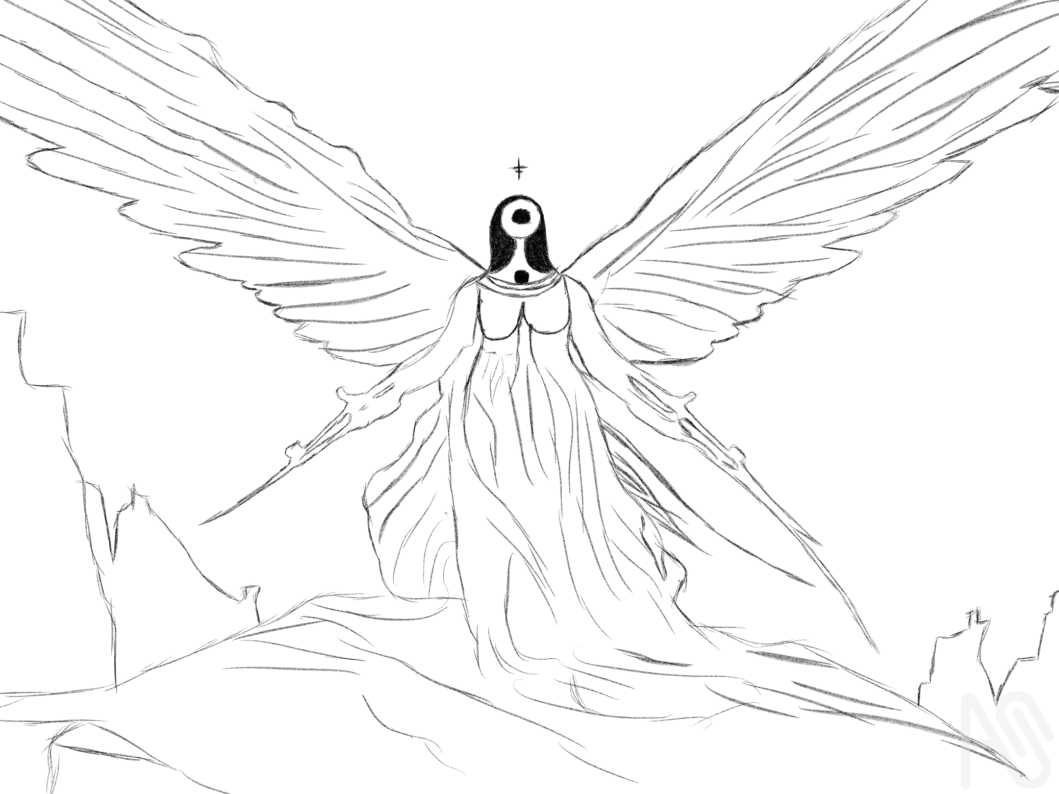 Winged Angel RemDreamzz - Illustrations ART street