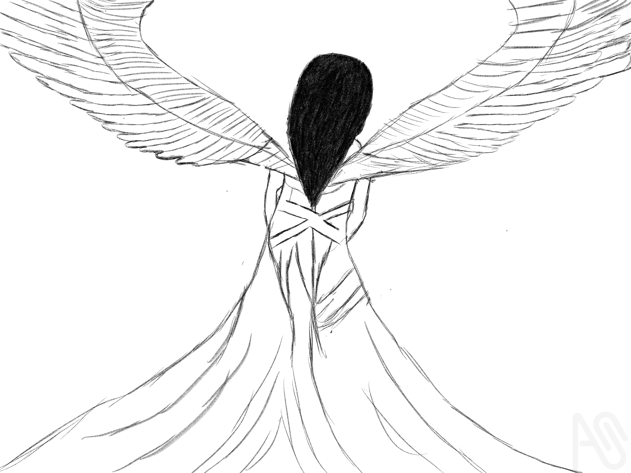 Winged Angel RemDreamzz - Illustrations ART street