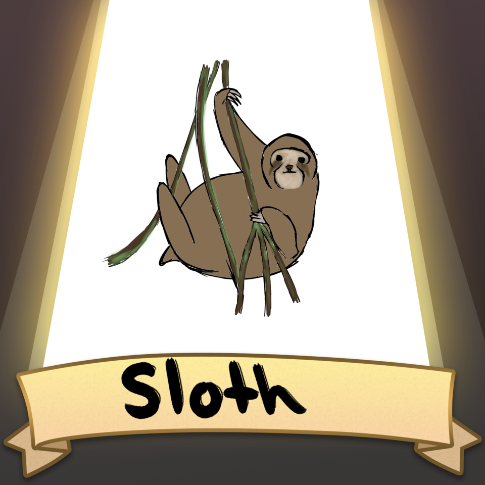Sloth (how cute) Kikina - Illustrations ART street