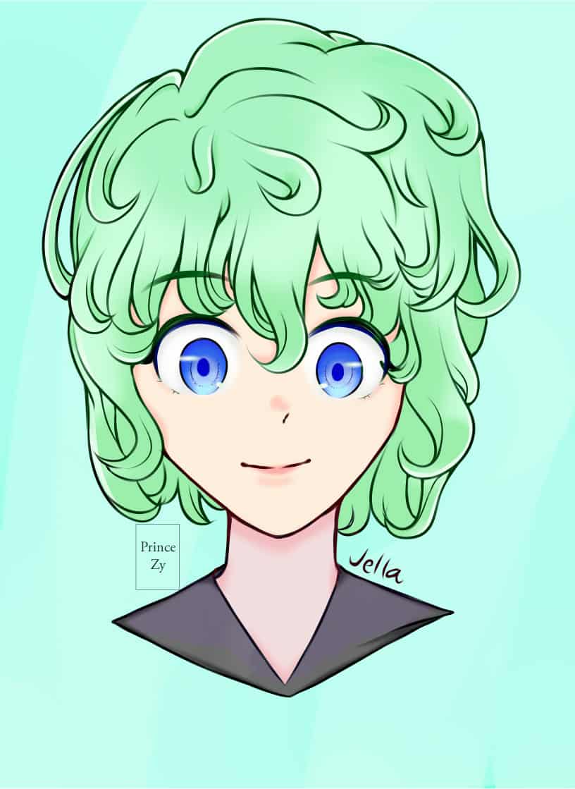 My first OC and her name is Jella PrinceZyyy - Illustrations ART street
