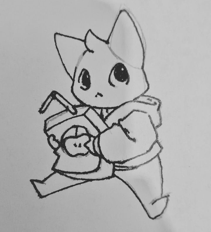 Devon and his apple juice Endy Ender - Illustrations ART street